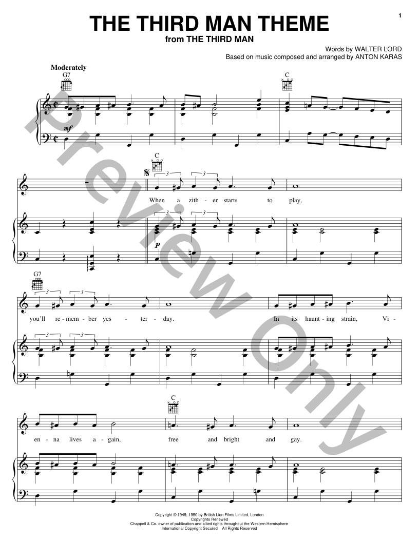 The Third Man Theme | J.W. Pepper