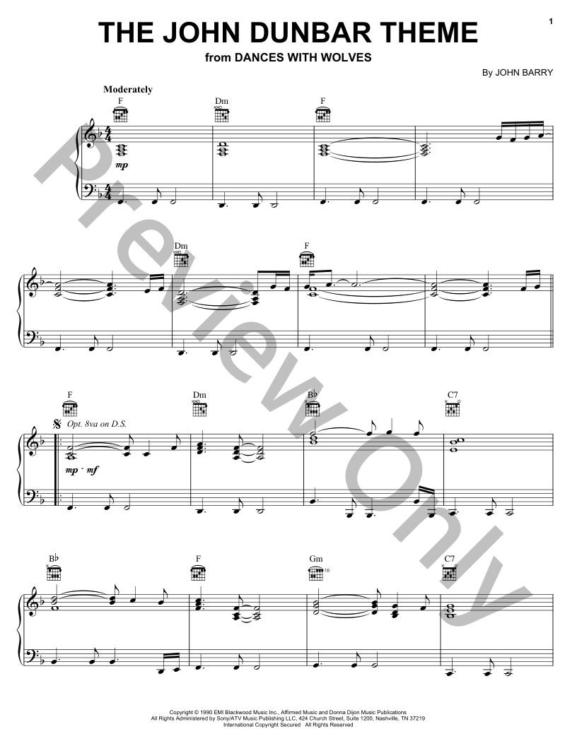 The John Dunbar Theme | J.W. Pepper