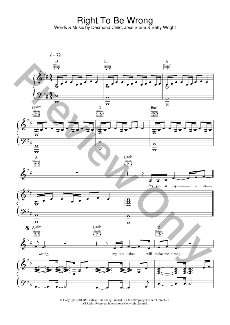 Right to Be Wrong | J.W. Pepper