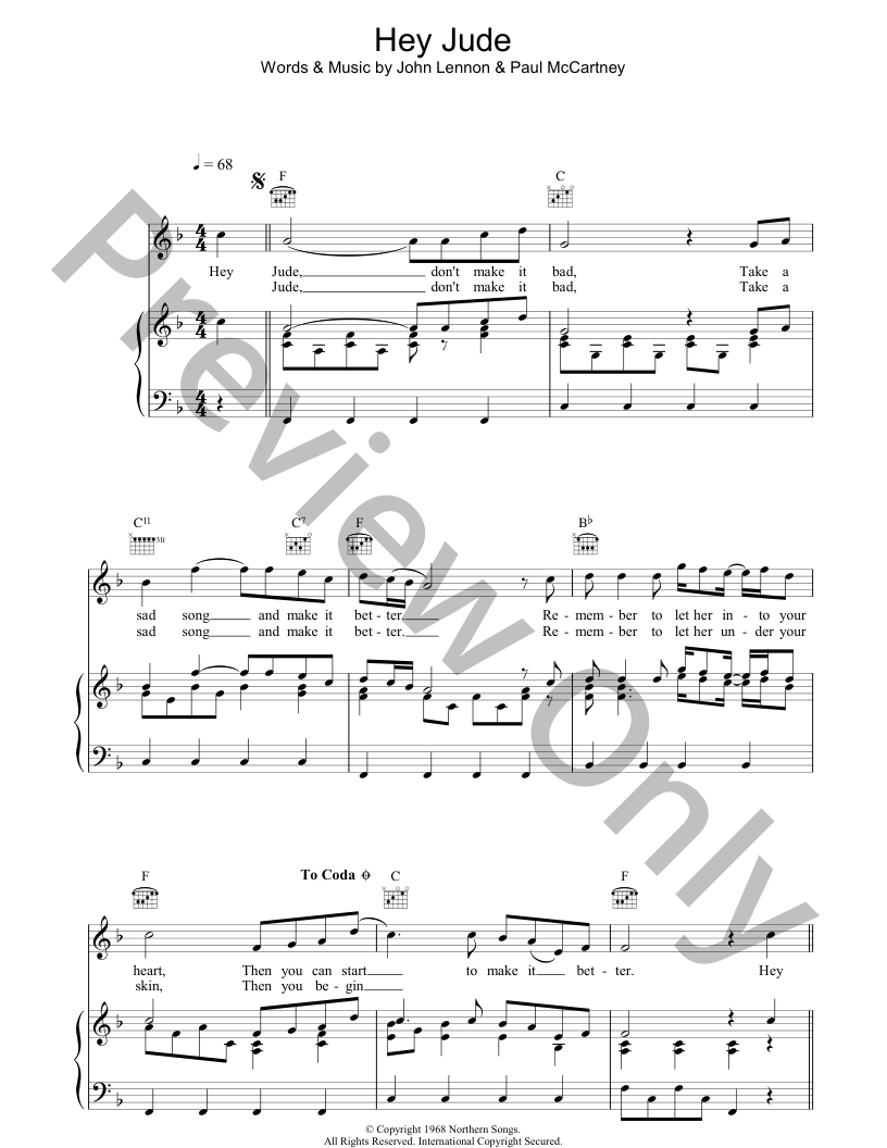 Hey Jude | J.W. Pepper