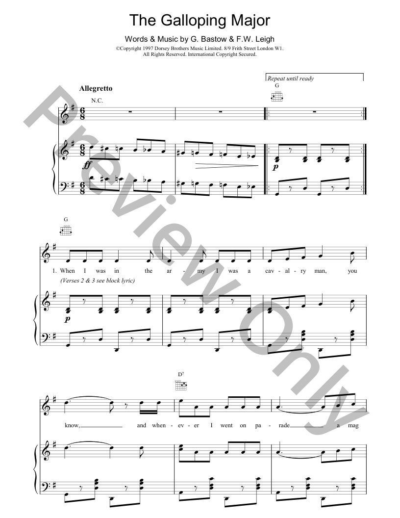 The Galloping Major | J.W. Pepper