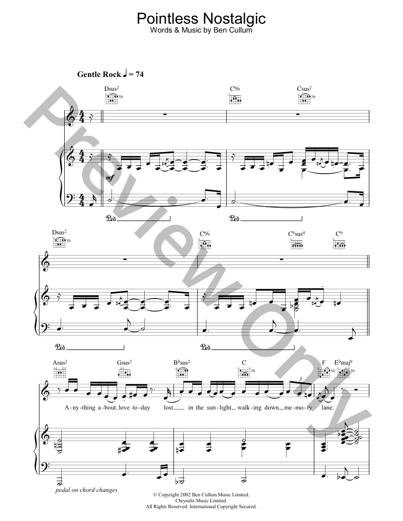 Pointless Nostalgic | J.W. Pepper