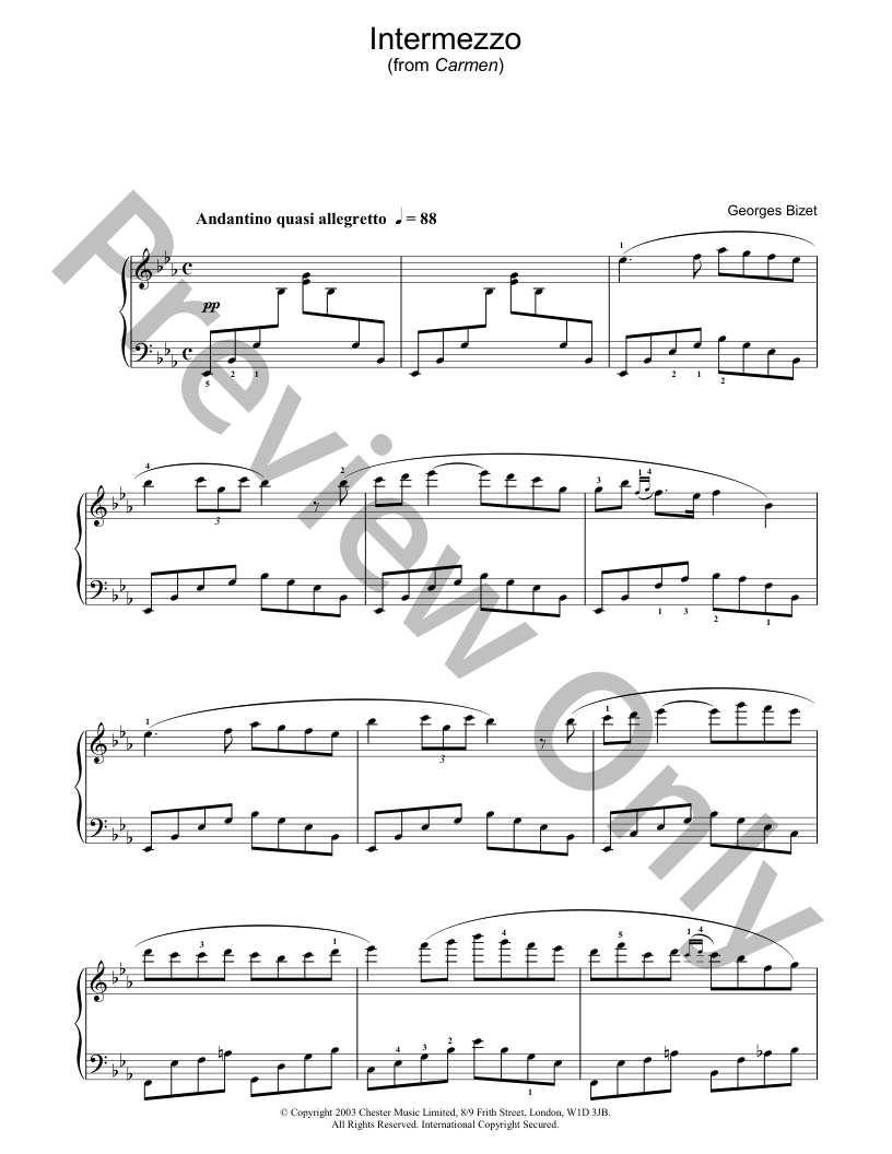 Intermezzo | J.W. Pepper