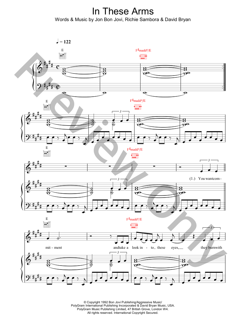 In These Arms | J.W. Pepper