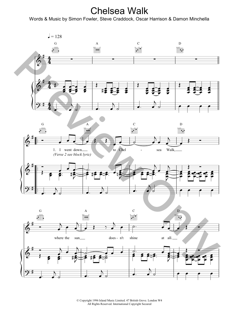 Chelsea Walk | J.W. Pepper