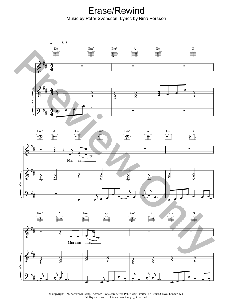 Erase / Rewind | J.W. Pepper