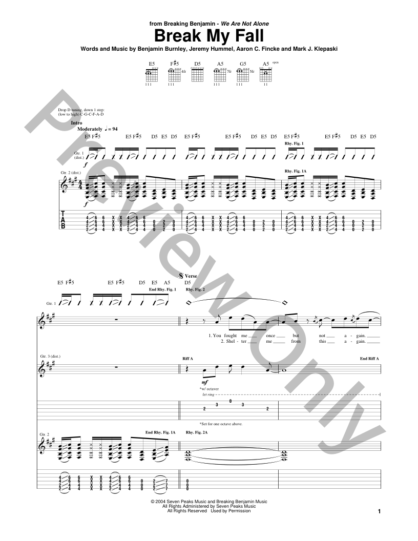 Break My Fall | J.W. Pepper