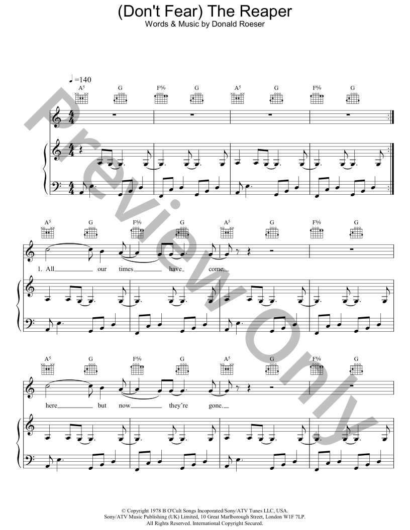 (Don't Fear) The Reaper | J.W. Pepper