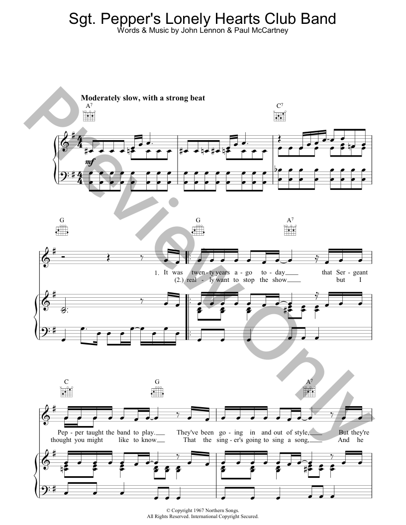 Sgt. pepper's Lonely Hearts Club Band | J.W. Pepper