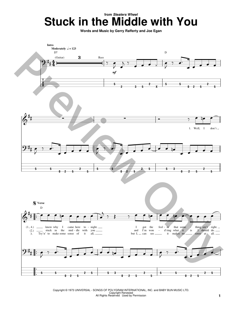 Stuck in the Middle with You | J.W. Pepper