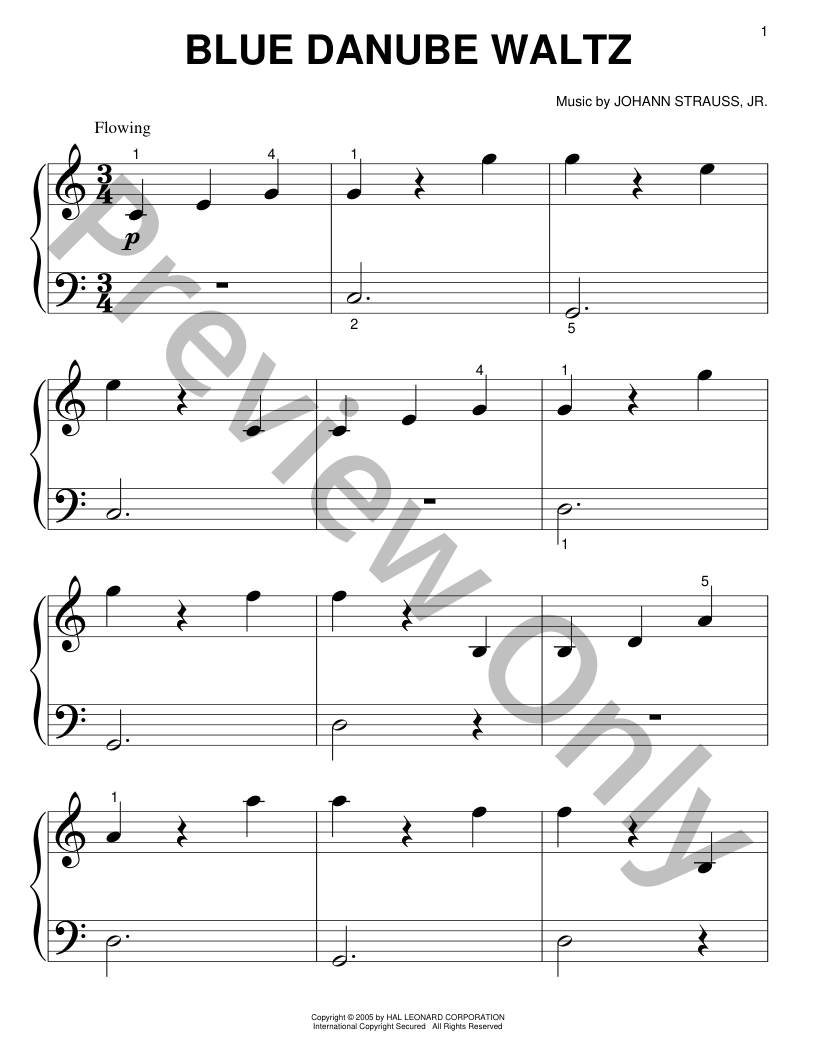 Blue Danube Waltz | J.W. Pepper