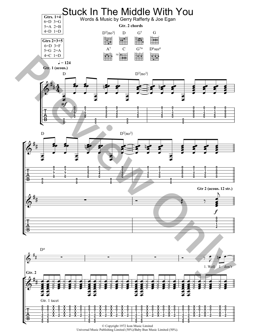 Stuck in the Middle with You | J.W. Pepper