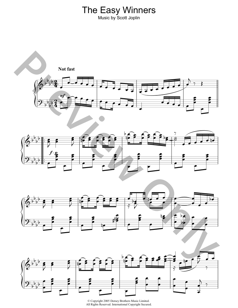 Easy Winners | J.W. Pepper