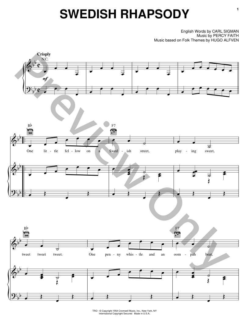 Swedish Rhapsody | J.W. Pepper