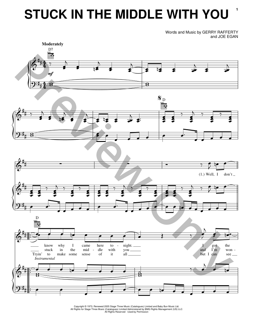 Stuck in the Middle with You | J.W. Pepper