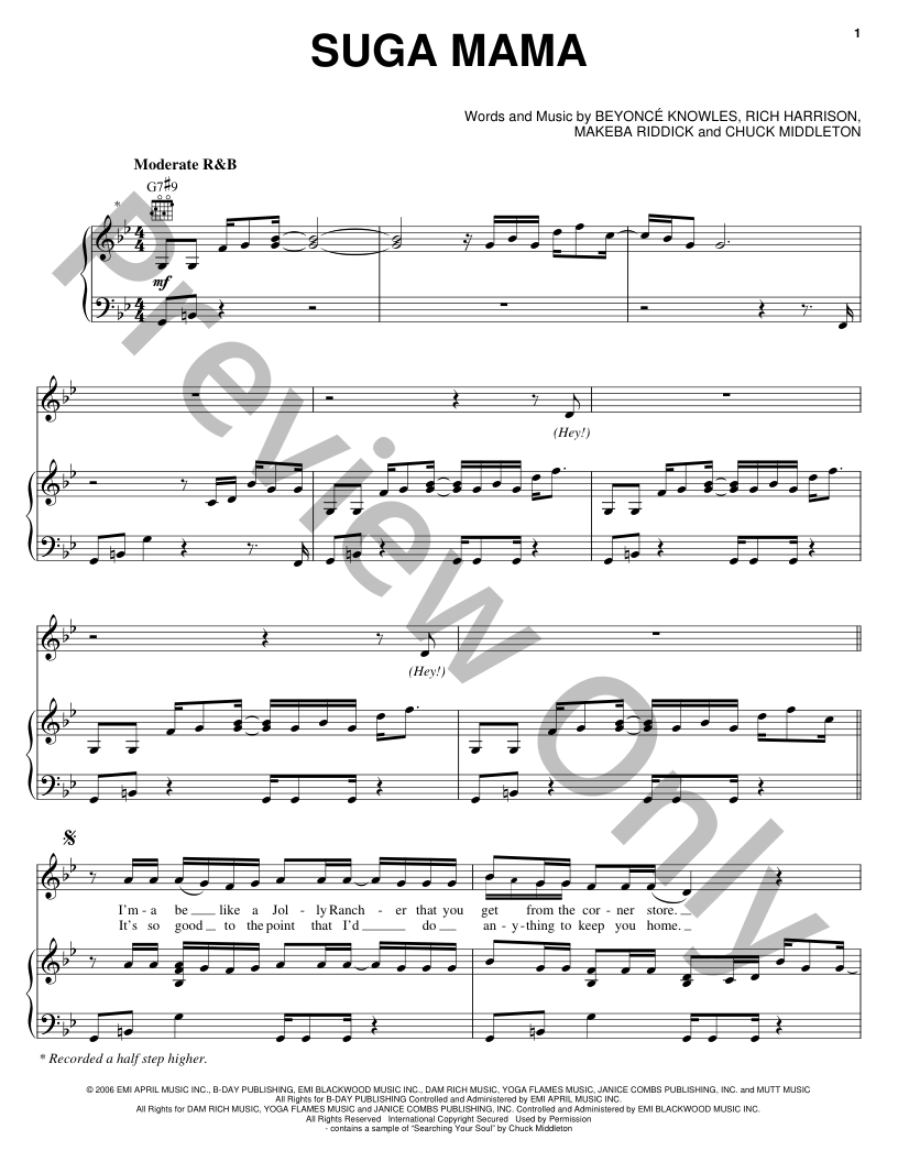 Suga Mama | J.W. Pepper