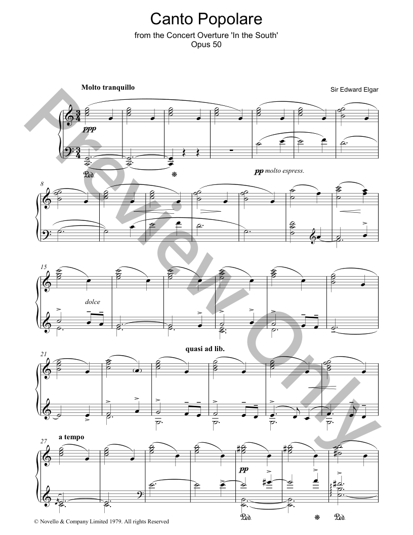 Canto Popolare | J.W. Pepper