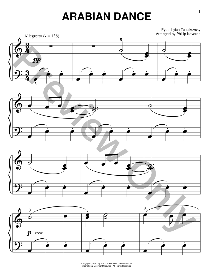 Arabian Dance | J.W. Pepper