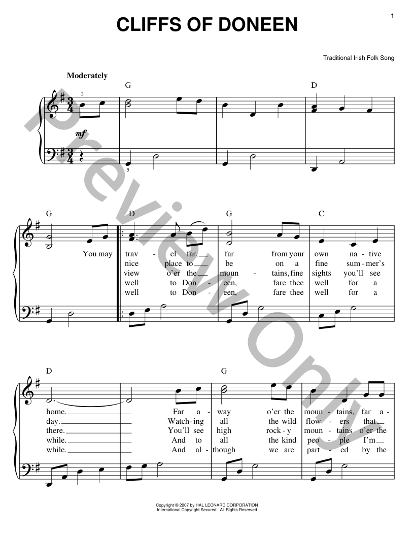 Cliffs of Doneen | J.W. Pepper