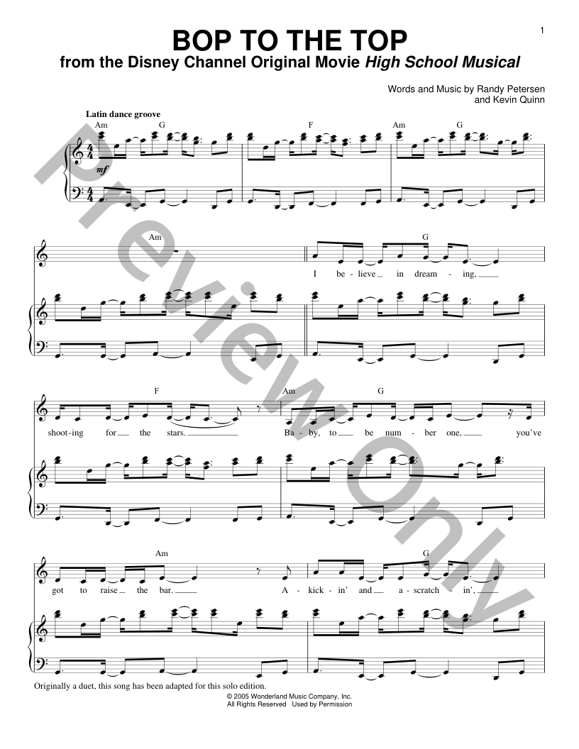 Bop to the Top | J.W. Pepper