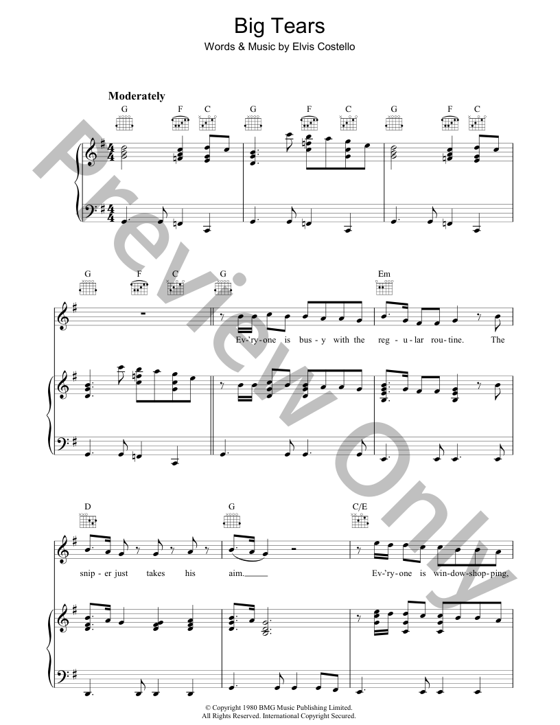 Big Tears | J.W. Pepper