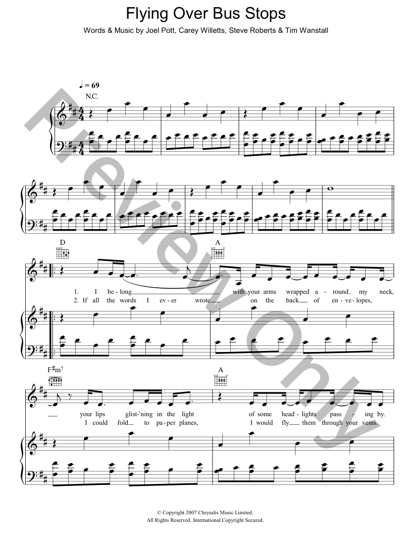 Flying over Bus Stops | J.W. Pepper