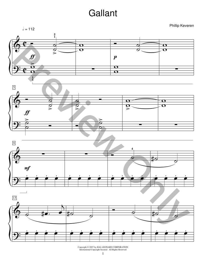 Gallant | J.W. Pepper