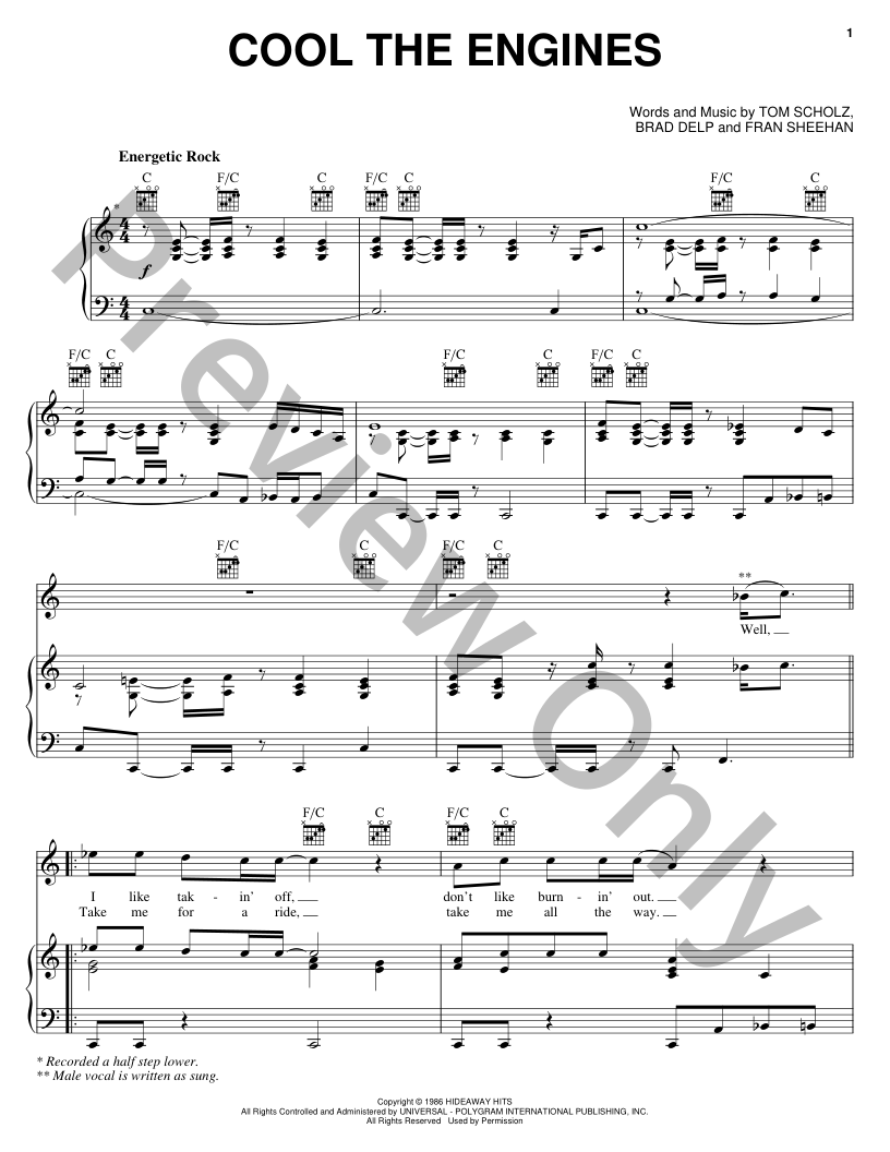 Cool the Engines | J.W. Pepper