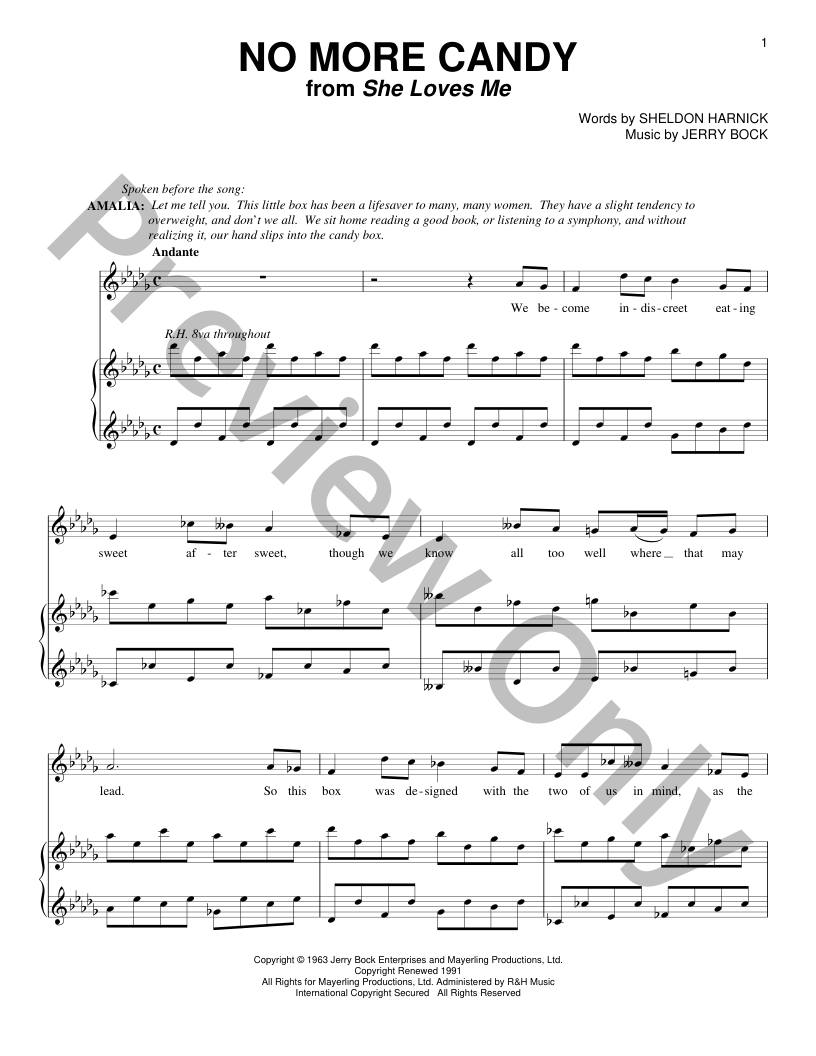 No More Candy | J.W. Pepper