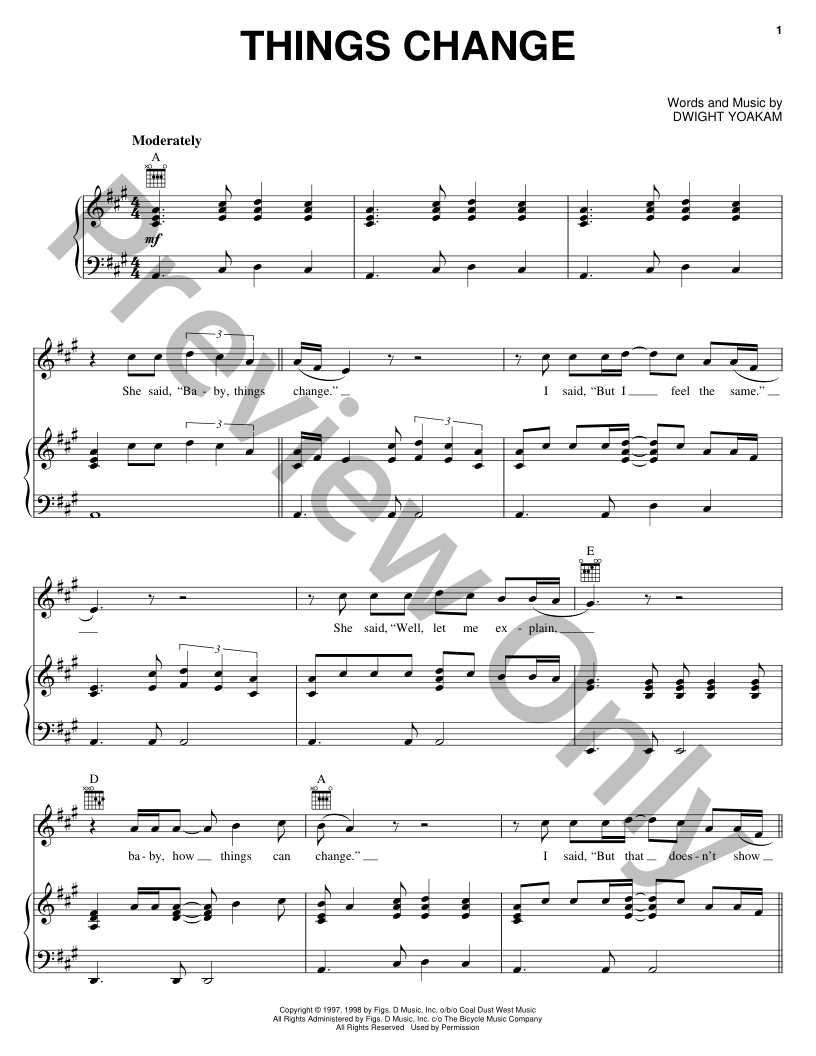 Things Change | J.W. Pepper