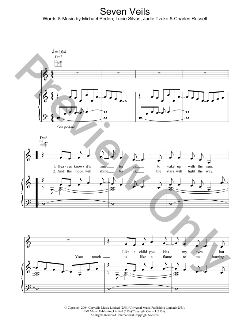 Seven Veils | J.W. Pepper