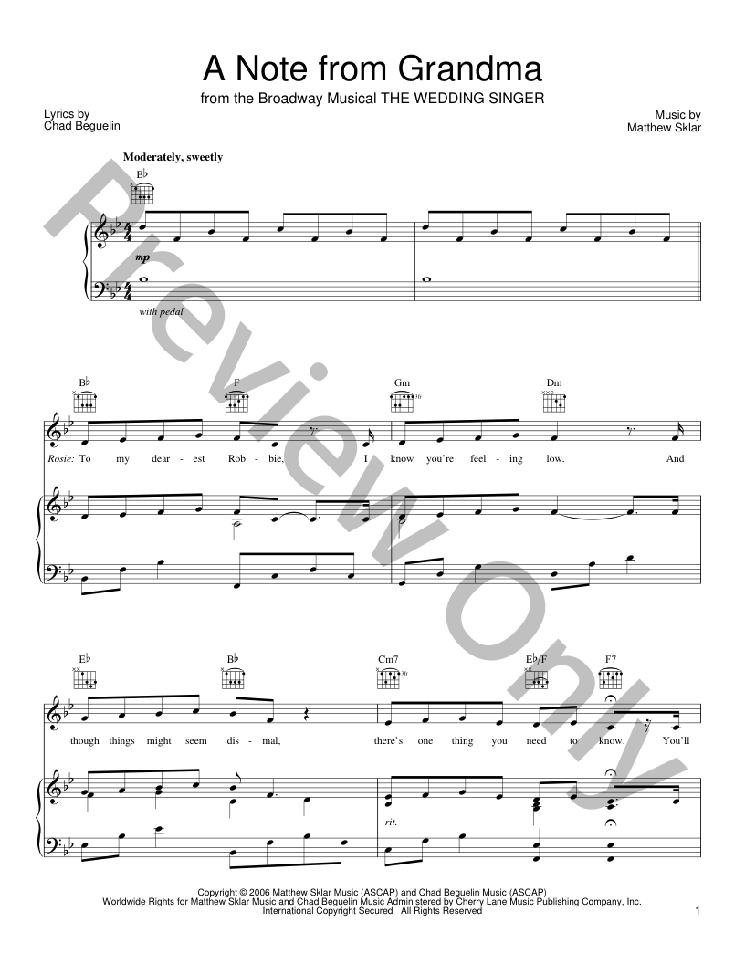 Note from Grandma | J.W. Pepper