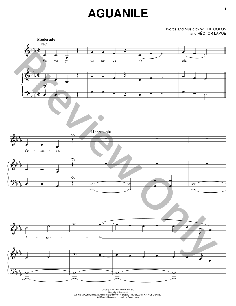 Aguanile | J.W. Pepper