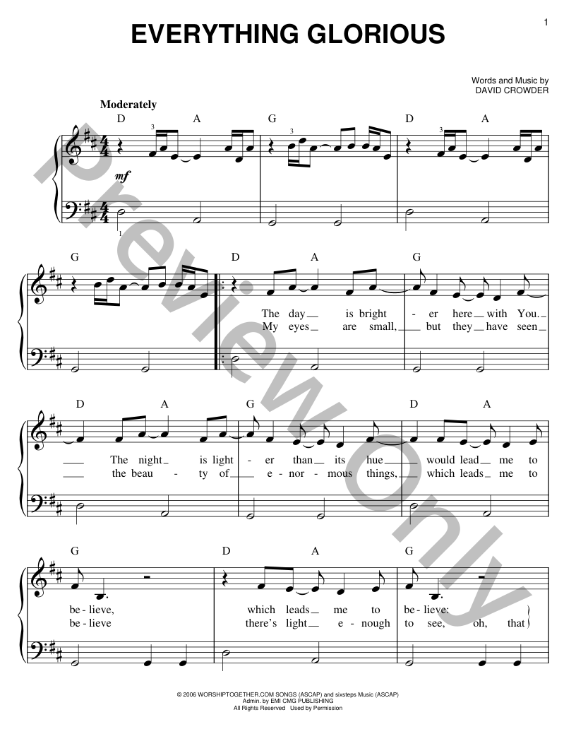 Everything Glorious | J.W. Pepper