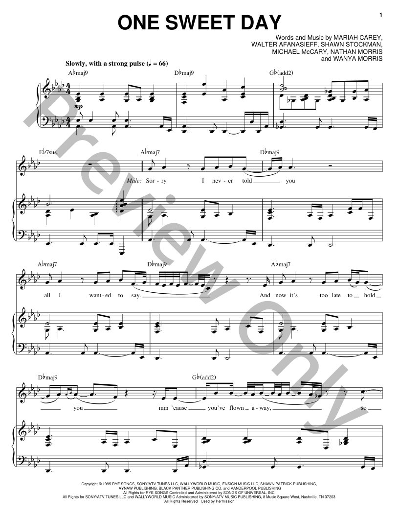 One Sweet Day | J.W. Pepper