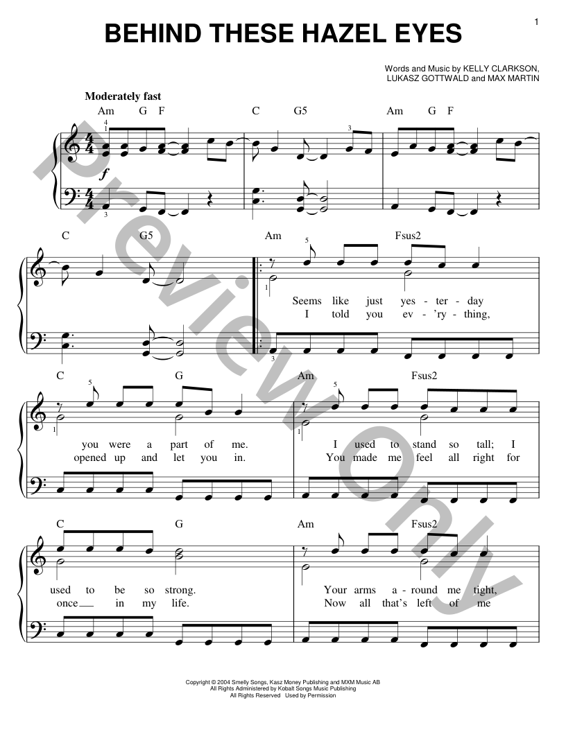 Behind These Hazel Eyes | J.W. Pepper