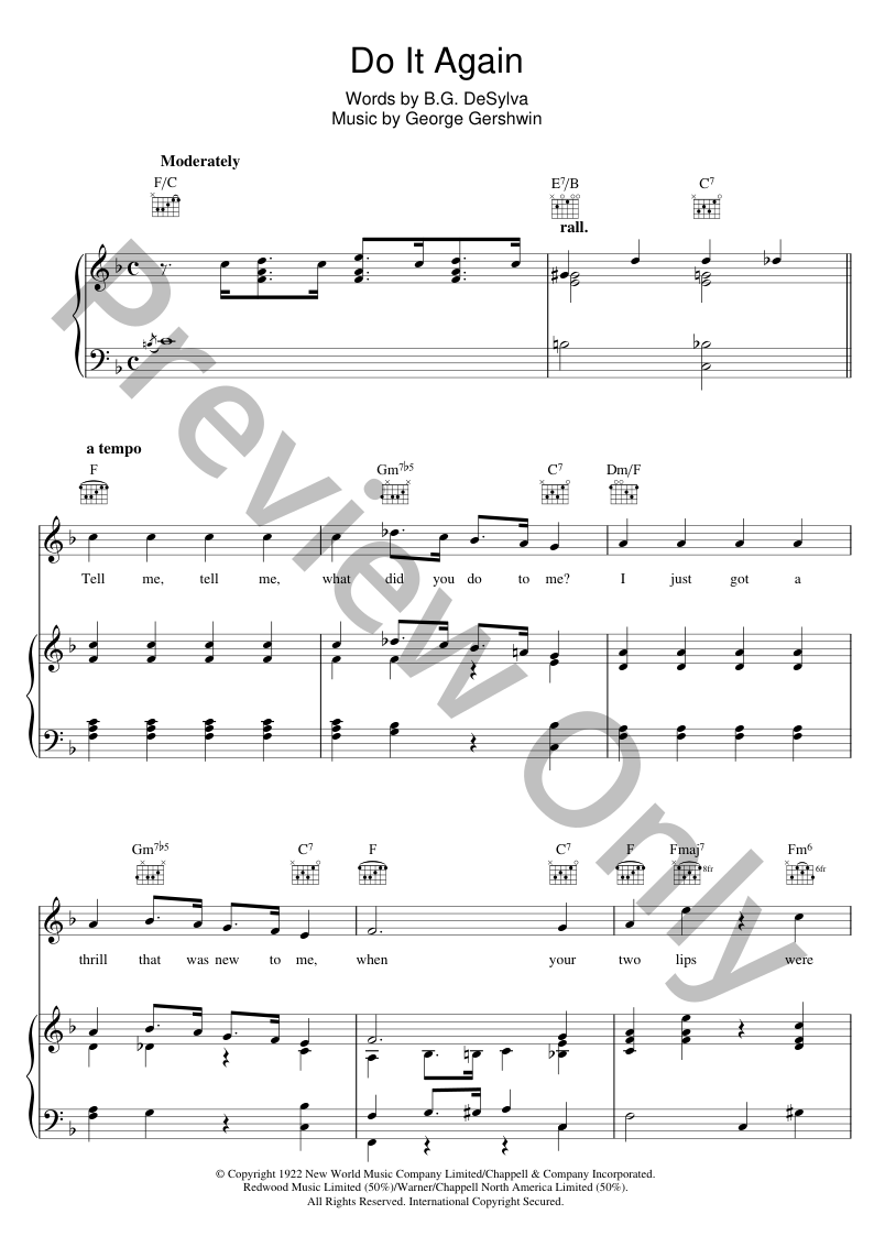 Do It Again | J.W. Pepper