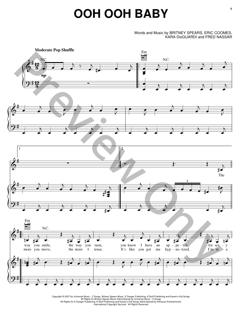 Ooh Ooh Baby | J.W. Pepper