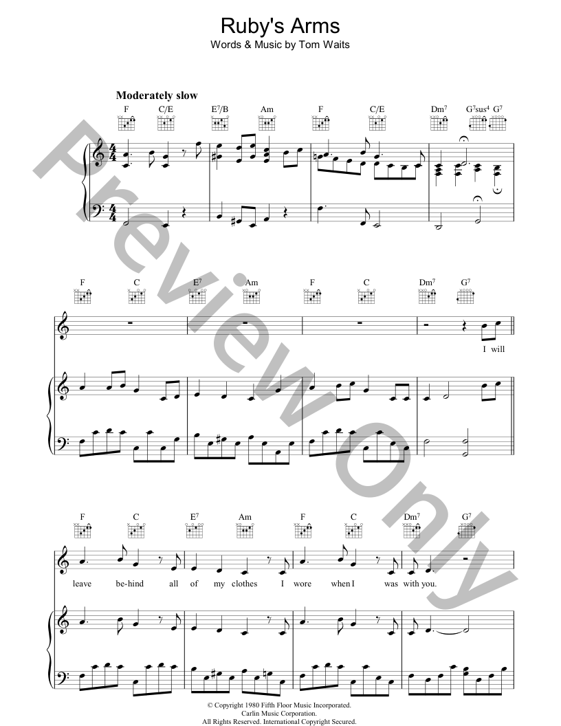 Ruby's Arms | J.W. Pepper