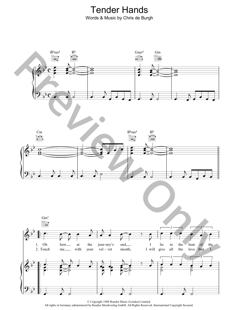 Tender Hands | J.W. Pepper