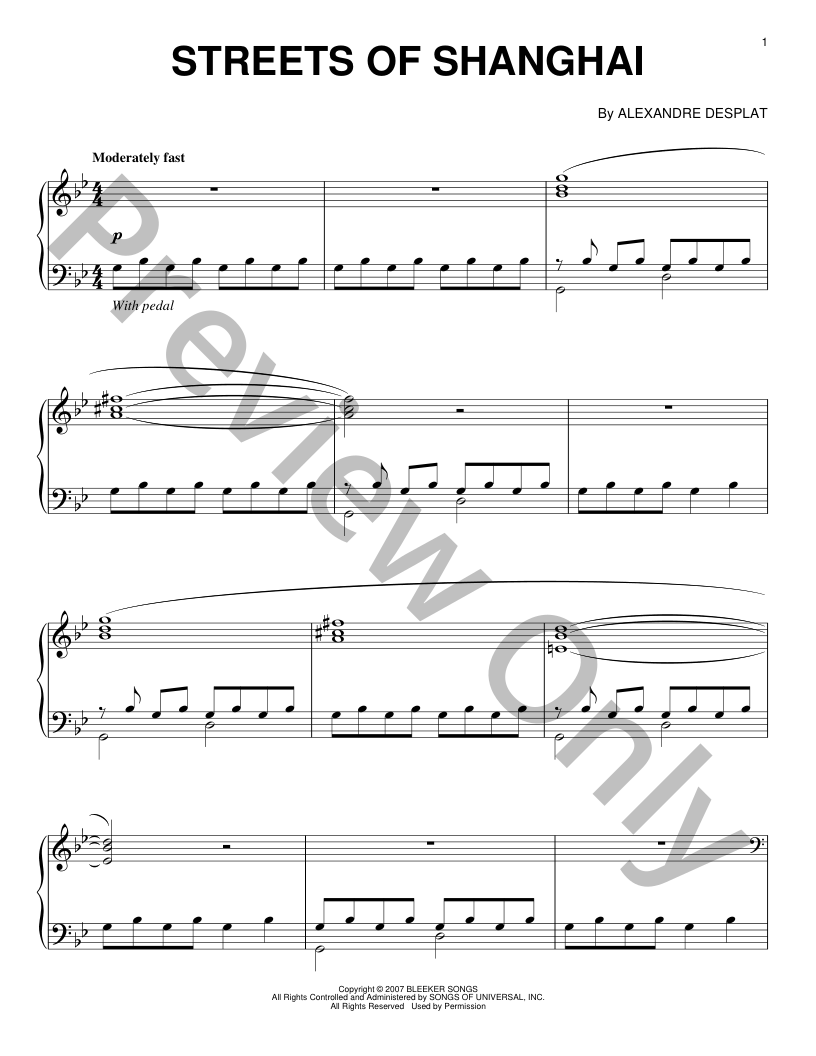 Streets of Shanghai | J.W. Pepper