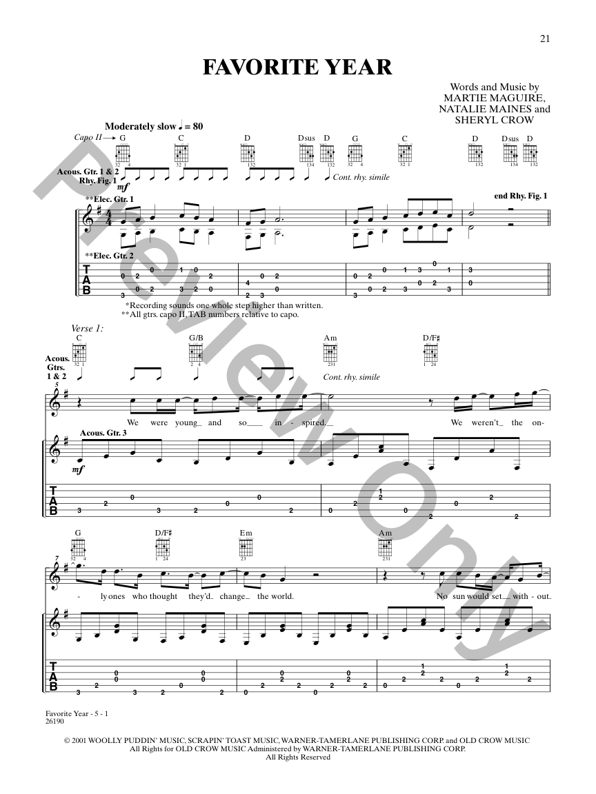 Favorite Year | J.W. Pepper