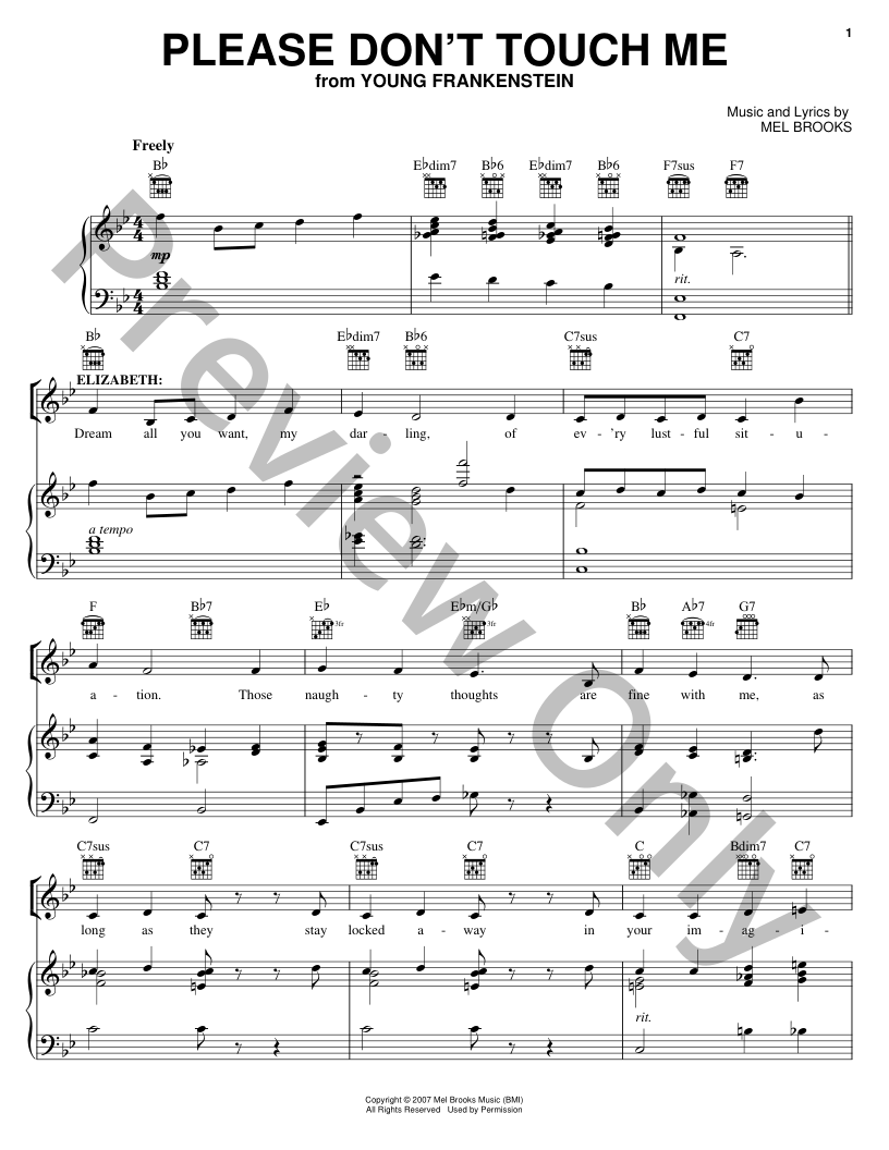 Please Don't Touch Me | J.W. Pepper