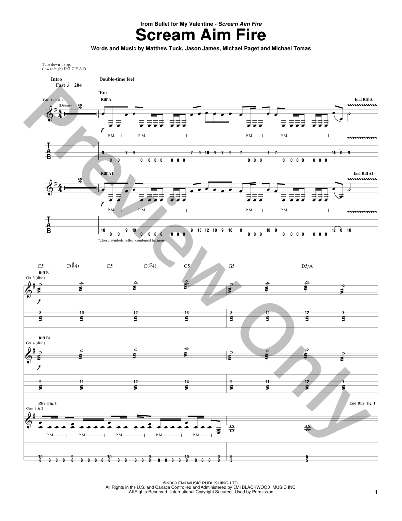 Scream Aim Fire | J.W. Pepper