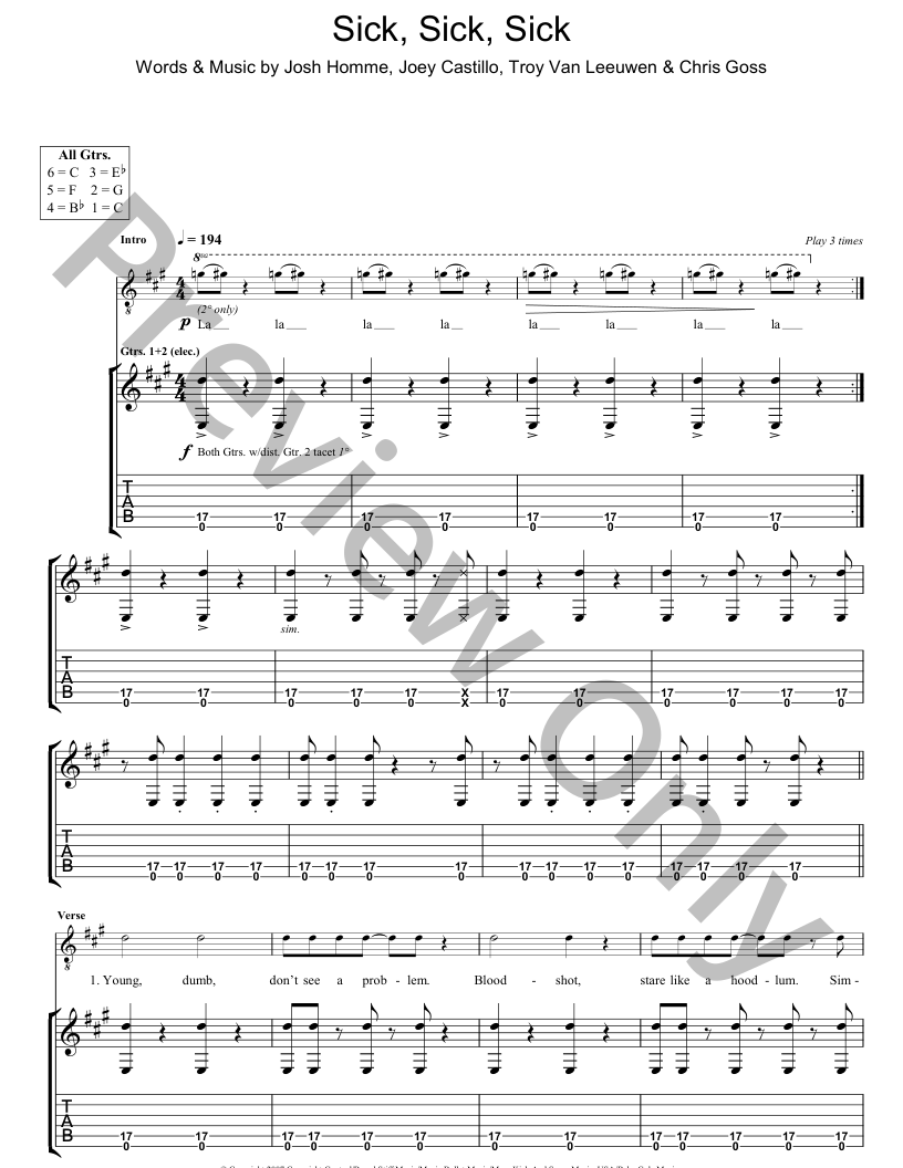 Sick Sick Sick | J.W. Pepper