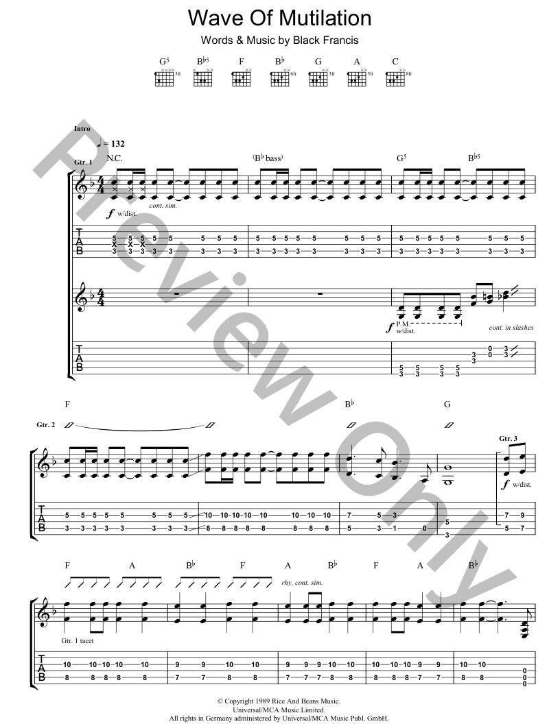 Wave of Mutilation | J.W. Pepper