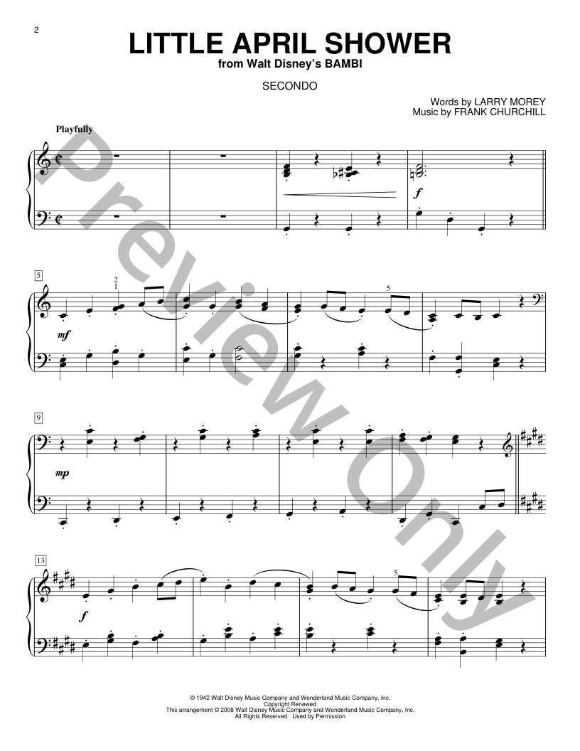 Little April Shower | J.W. Pepper