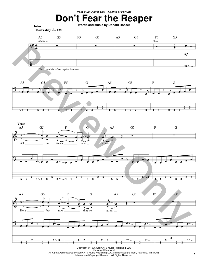 Don't Fear the Reaper | J.W. Pepper