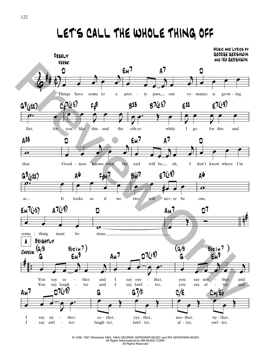 Let's Call the Whole Thing off | J.W. Pepper