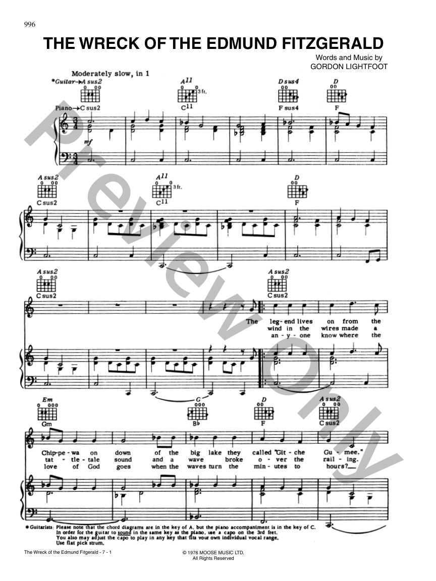 Wreck of the Edmund Fitzgerald | J.W. Pepper